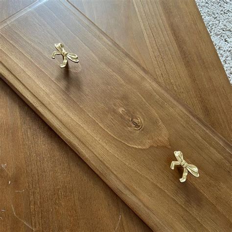 Brass Flower Branch Knobs Pulls Solid Brass Drawer Pulls Wardrobe