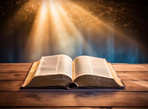 Abierto Biblia Con Luces De Sol 27819697 Foto De Stock En Vecteezy