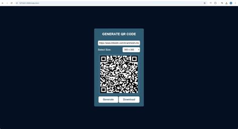 Animesh Nilawar On Linkedin Webdevelopment Firstproject Qrcodegenerator Learningjourney