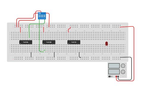 circuit design 2 1 multiplexer tinkercad