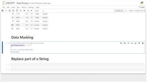 Data Privacy Dropping And Masking In Python Youtube