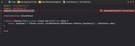 react rctconvert h file not found · issue 6041 · react navigation