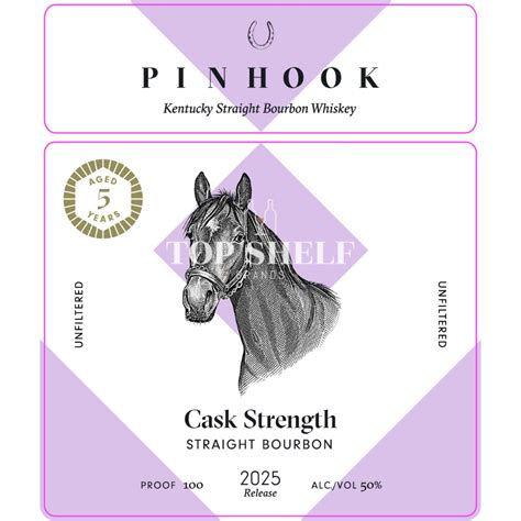 Buy Pinhook 5 Year Old Cask Strength Bourbon 2025 Release Online