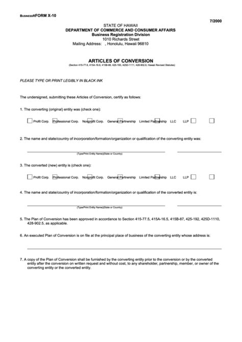 Examples Of Conversion Forms At John Bing Blog