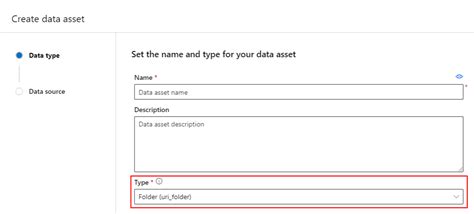 Create Data Assets Azure Machine Learning Microsoft Learn