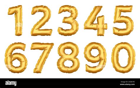 Realistic Balloon Numbers Helium Air Balloon Figures Celebrate