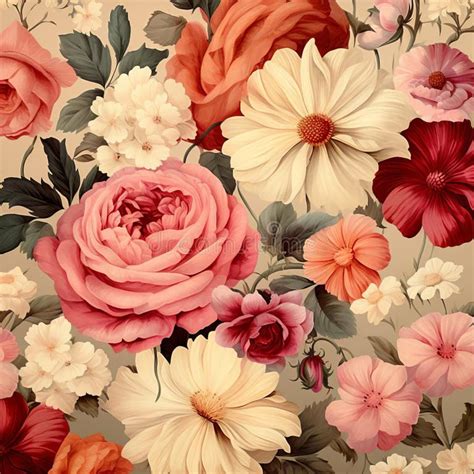 Elegant Vintage Flower Arrangement With Pink Roses Background Stock