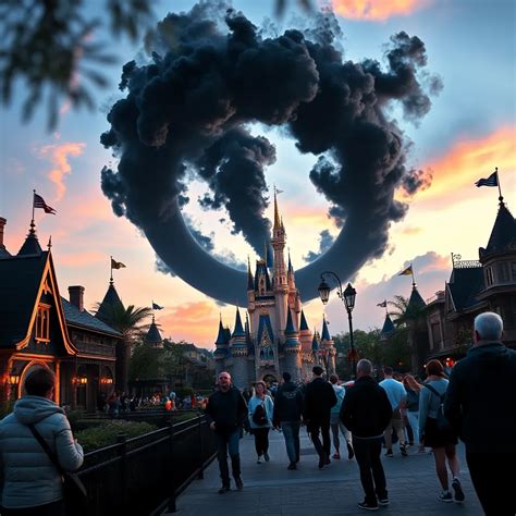 Bizarre Black Smoke Ring Spotted At Disneyland Mysterylores