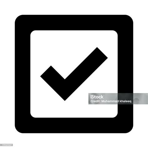 Check Box Vector Glyph Icon For Personal And Commercial Use Stock