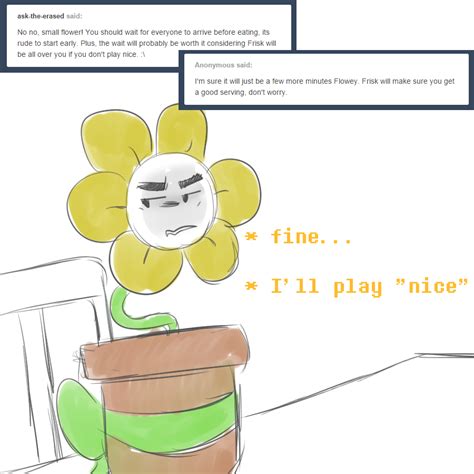 Flowey And Frisk — What Have You Walked Into First Previous