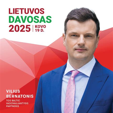 Tgsbaltic Lietuvosdavosas2025 Vilius Bernatonis