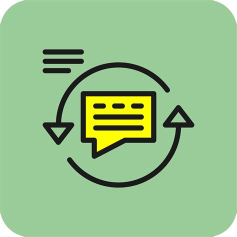 Feedback Loop Vector Icon Design 21348343 Vector Art At Vecteezy