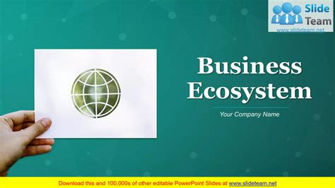 Business Ecosystem PowerPoint Presentation Slides PDF Photo Editing Software Computer