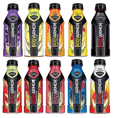 Bodyarmor Super Sports Drink Variety Pack 16 Oz Pack Of 10 Total Of