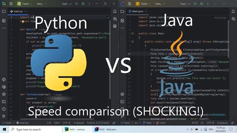 Python Vs Java Speed Comparison Shocking Youtube