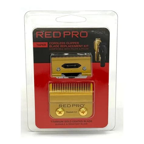Red By Kiss Cordless Clipper Blade Replacement Kit