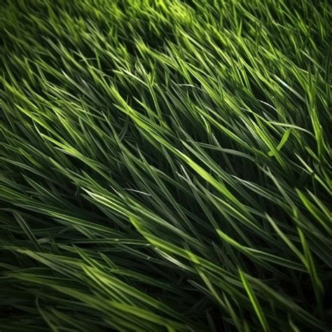 Premium Ai Image Aesthetic Illuminated Green Grass Generative Ai