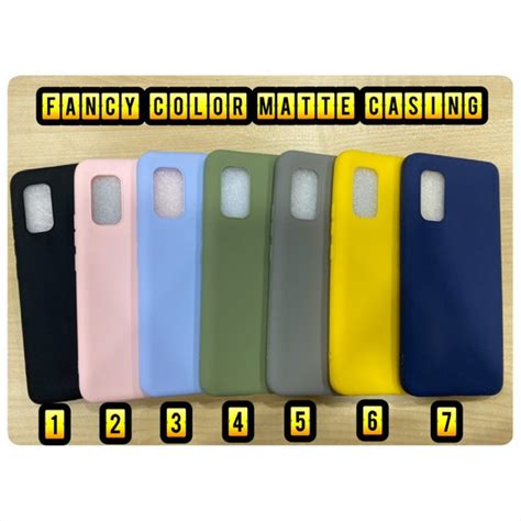 Redmi Note9s Note 9pro Note 9 Redmi 9 Fancy Color Soft Matte Casing Shopee Malaysia