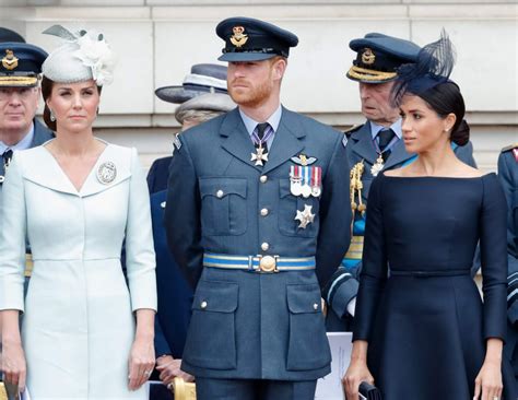 Kate Middleton And Meghan Markle Flashing Fake Smiles For Cameras