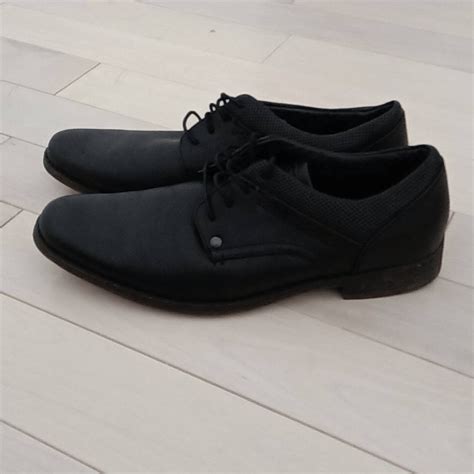 Mark Nason Mens Leather Memory Foam Oxford Shoes Bla… Gem