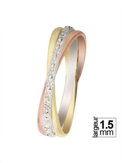 Alliance De Mariage Entrelacée 3 Ors Alliance Mariage Alliance Or Rose Alliance 3 Ors