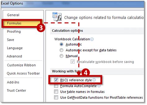 Reference Styles In Excel How To Use R1c1 Reference Styles
