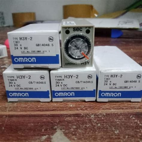 Jual Harga Disc Timer Omron H3y 2 30s 24vdc Original Shopee Indonesia