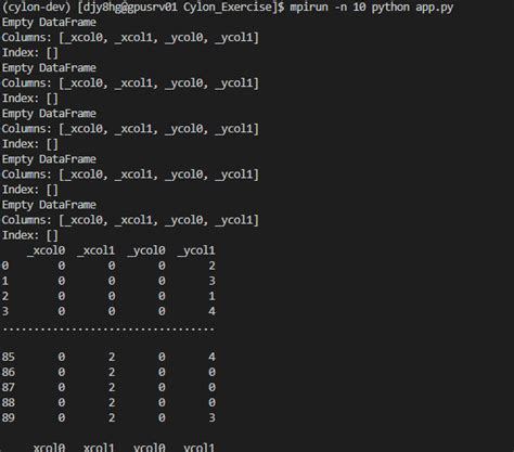 re update regarding cylon source build with conda and slice operation