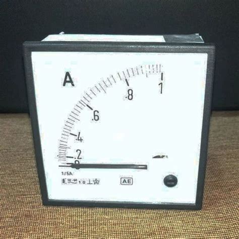 Single Ae 1a Analog Ac Ammeter For Industrial Dimension 96x96mm At ₹ 400piece In Pimpri