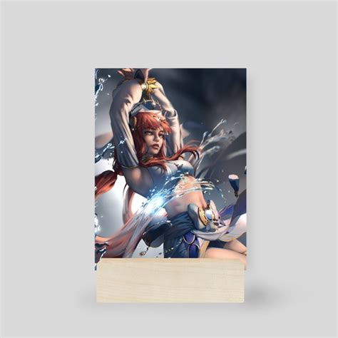 Genshin Impact Nilou Splash An Art Print By Xin Lin Inprnt