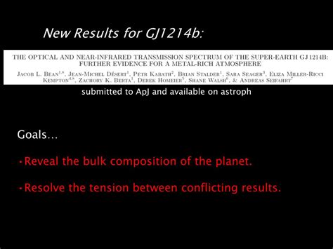 Ppt New Results From Ground Based Transit Spectroscopy Observations