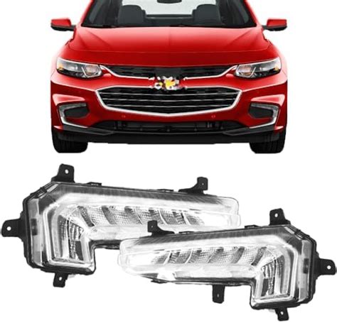 Todo Led Fog Lights Lamps Pair Compatible With 2016 2017 2018 Chevy Malibu Running