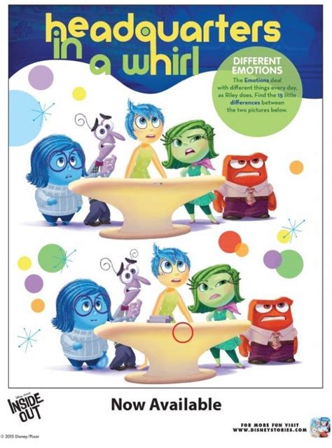 Inside Out Printable Activity Sheets And Games