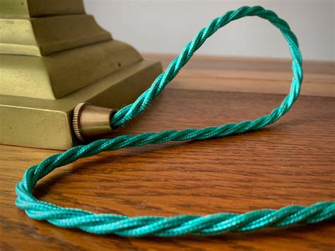 Edwardian Brass Column Table Lamp