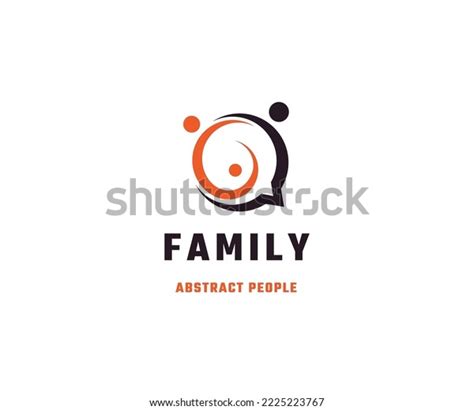 Human Unity Chat Bubble Logo Stock Vector Royalty Free 2225223767