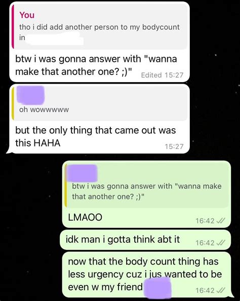 Look Im Fine W Casual Sex But Let It Be Man R Creepypms