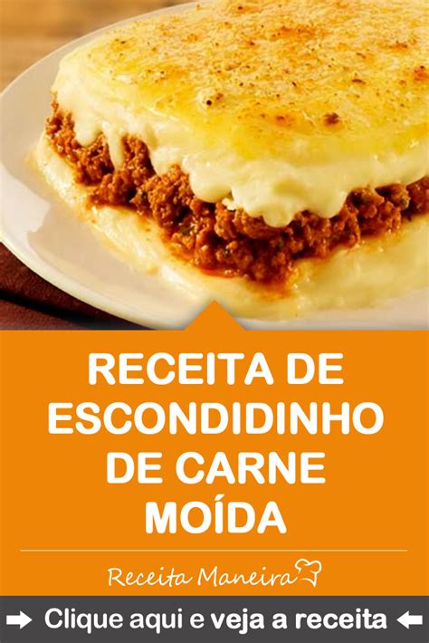 Escondidinho De Carne Moída Receita Fácil E Rápida Escondidinho De