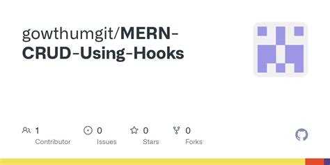 GitHub Gowthumgit MERN CRUD Using Hooks