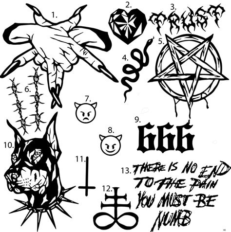 Satanic Tattoo Designs Meaning Styles And Symbolism