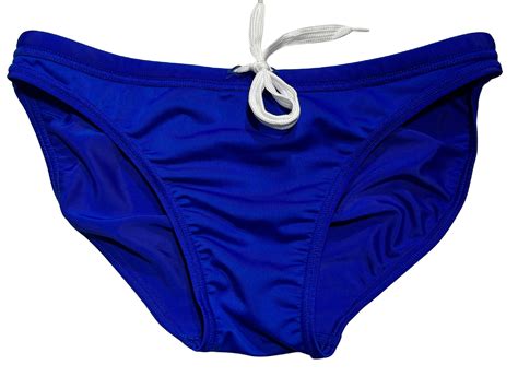 Vxa Mens Swim Brief Unlined Front Drawcord Racer Cut Low Rise