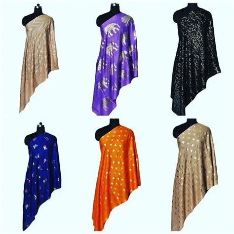 Slh Rectangular Fine Printed Woolen Stole At ₹ 720 In Bijnor Id