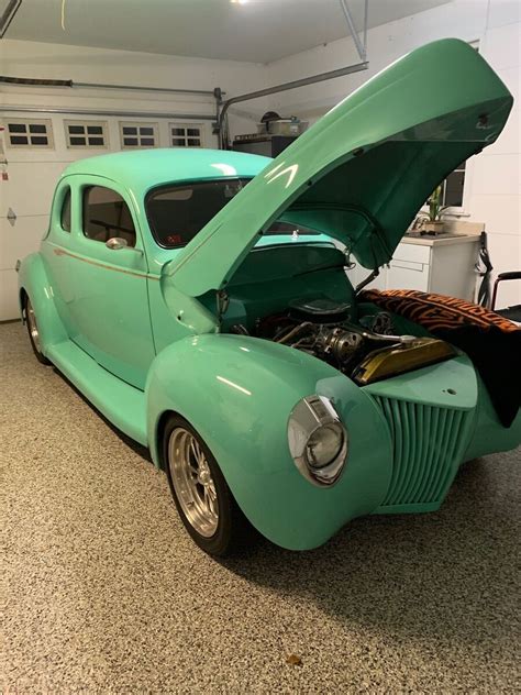 1940 Ford Coupe Coupe Green Rwd Automatic Custom Classic Ford Coupe