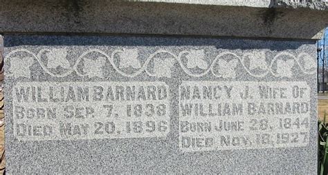 Nancy Jane Cunningham Barnard 1844 1927 Mémorial Find A Grave