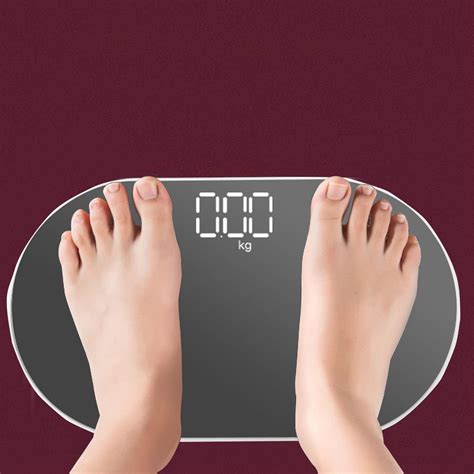 Small Portable Body Weight Scales Digital Bathroom Mirror Travel Scale For Body Weightscale Mini