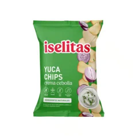 Yuca Chips Con Crema Y Cebolla 70gr Iselitas Club Sams Ve