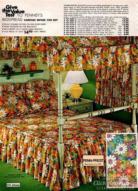 1970s Floral Bedding From Jc Penney