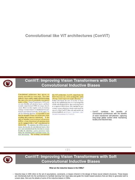 convit presentation pdf algorithms artificial intelligence
