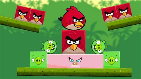 Angry Birds Kick Piggies Kick All Square Birds With Rectangle Stella