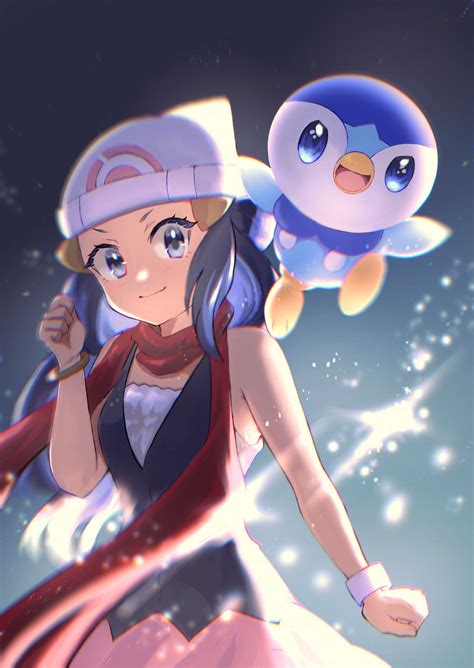 Dawn And Piplup Pokemon And 2 More Drawn By Pani K43282 Danbooru
