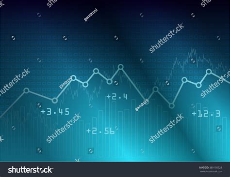 Abstract Financial Background Illustration Stock Vector 389195923